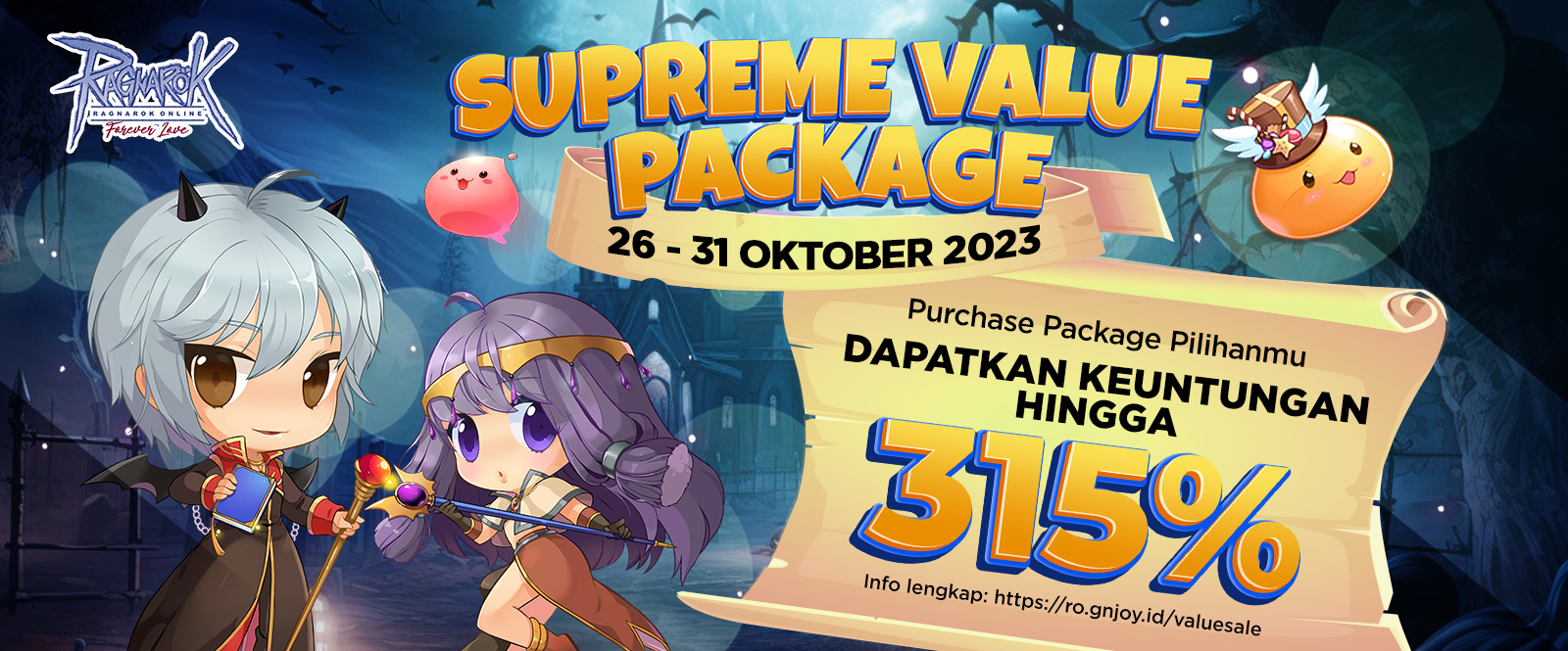 RAGNAROK : FOREVER LOVE | SUPREME VALUE PACKAGE NOVEMBER 2023